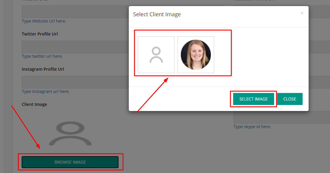 How to upload new client images? - Knowledgebase - WHMCS Global Services