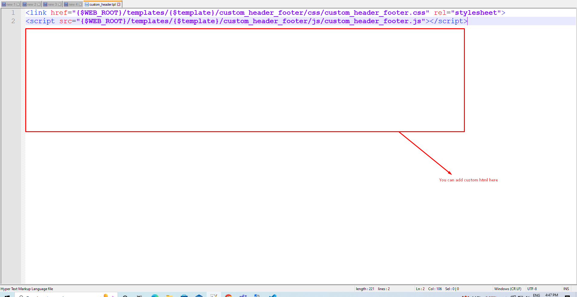 How To Enable And Use Custom Header And Footer Knowledgebase Whmcs